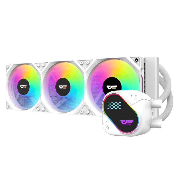 DarkFlash DO360 360mm AIO Liquid CPU Cooler,WITH TEMPERATURE DISPALY ...
